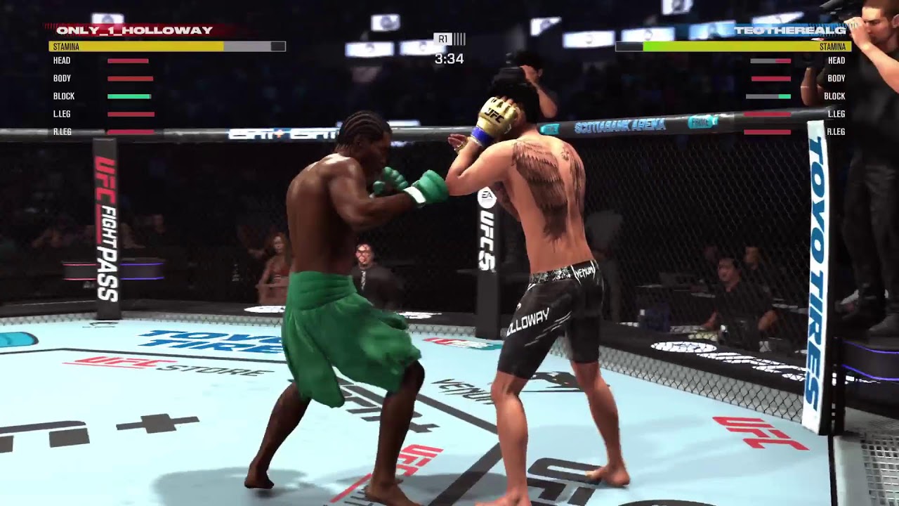 Ufc 5 Abdullah Mason CAF High IQ Gameplay - YouTube