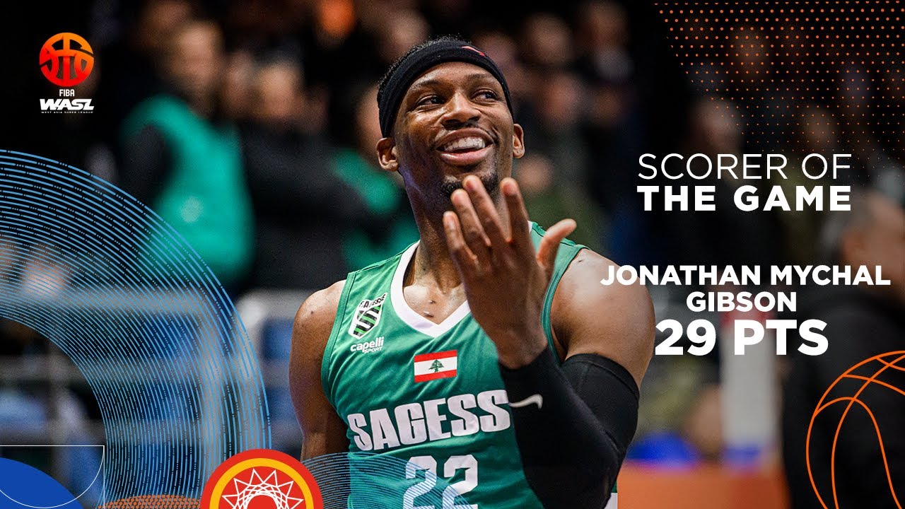 FIBA WASL S2 | SCORER OF THE GAME | SAGESSE VS AL NAFT | JONATHAN ...