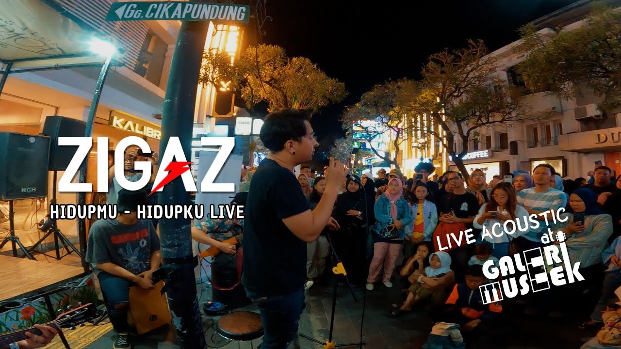 ZIGAZ - Hidupmu Hidupku [Live Acoustic at Galeri Museek] - YouTube