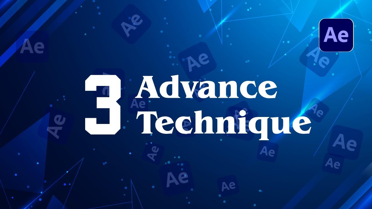 3 Advance technique in After Effect | After Effect Tutorial - YouTube