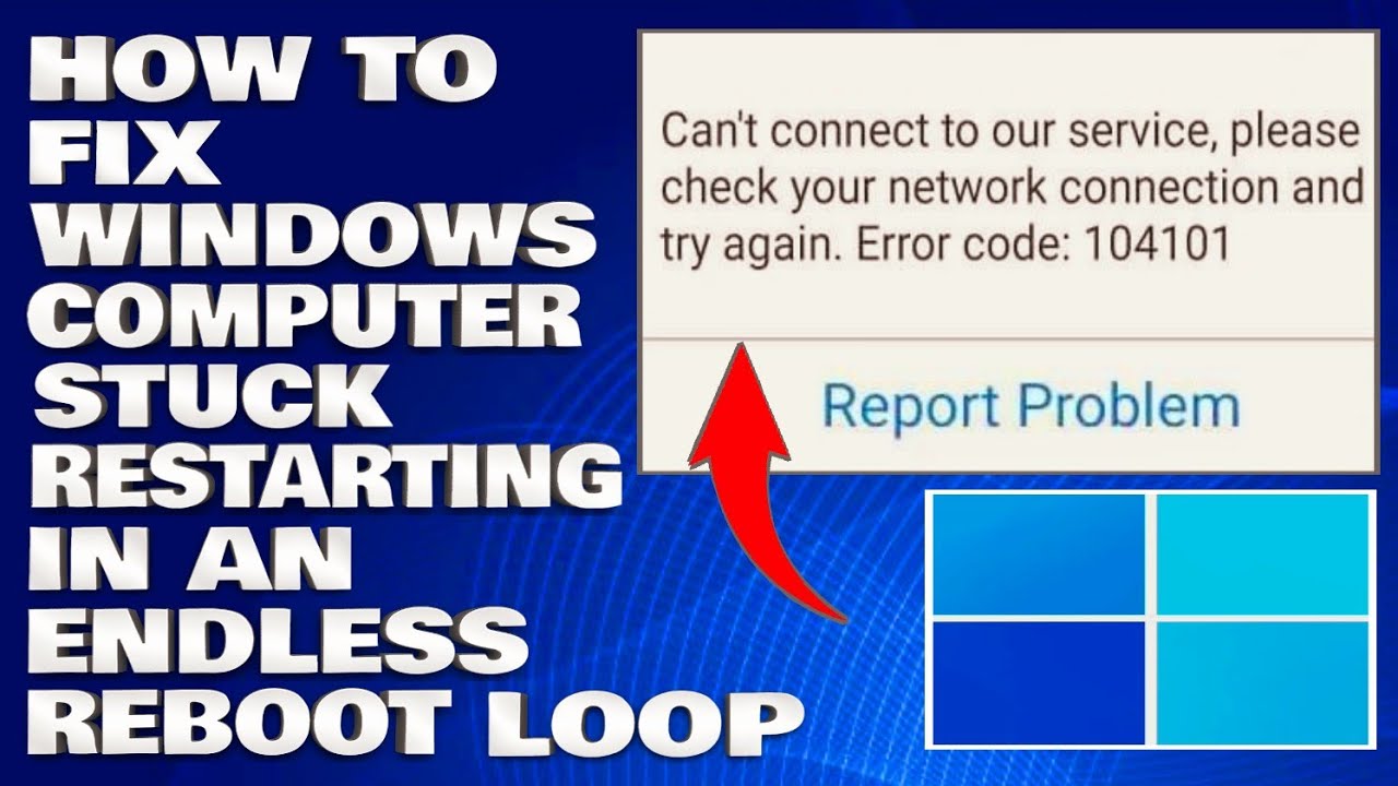 How To Fix Windows Computer Stuck Restarting In An Endless Reboot Loop Solution Youtube