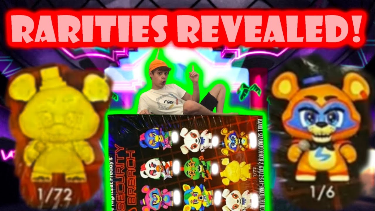 FNaF Security Breach Mystery Mini Rarities Revealed! || FNaF News - YouTube