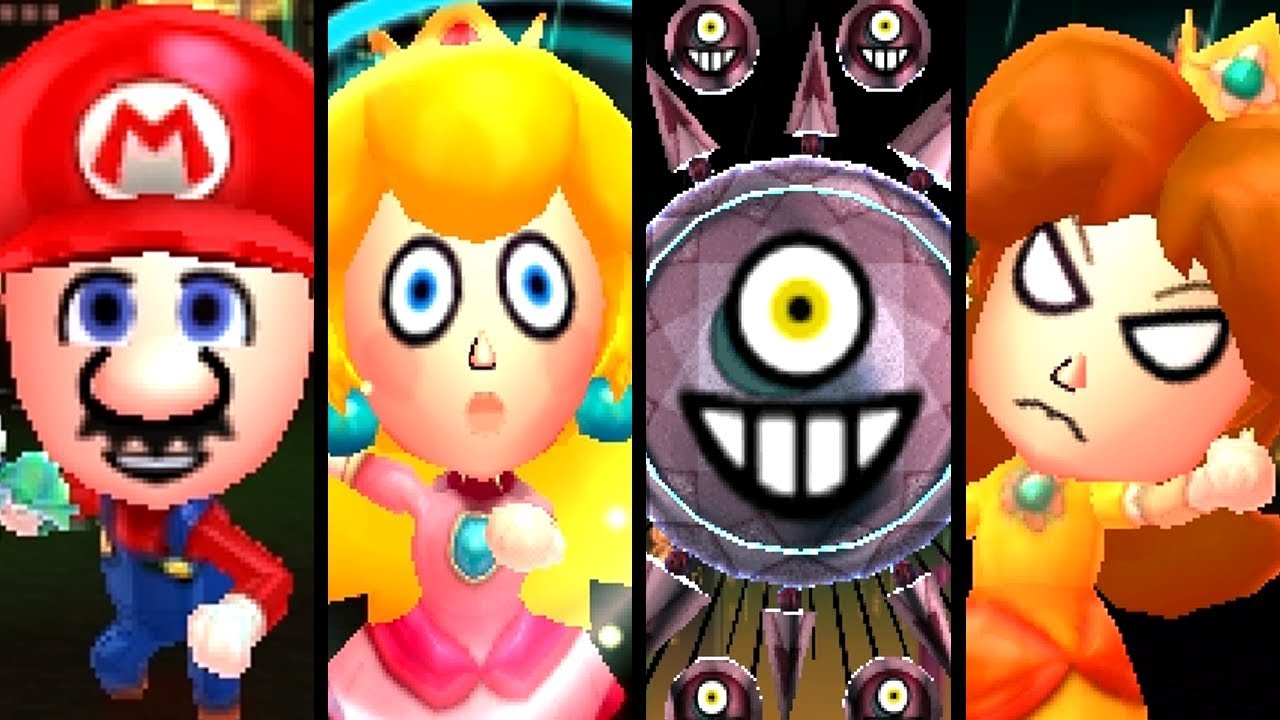 Super Mario Miitopia ALL SECRET BOSSES (3DS) - YouTube