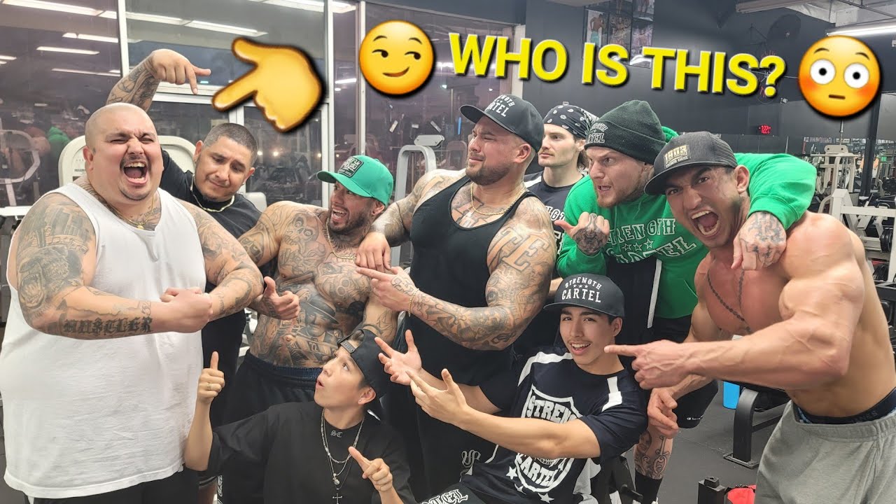 WHO IS THIS GUY... STRENGTH CARTEL TOOK OVER THE GYM FOR A CRAZY ...