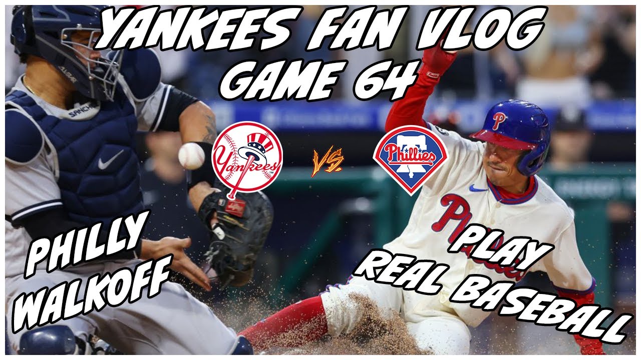 💥YANKEE FAN VLOG💥Game 64-162 YANKEES VS PHILLIES DAMN MANFRED RULE ...