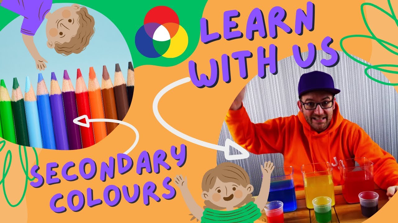 Colour MIXING! Secondary Colours and how to make them! Educational ...