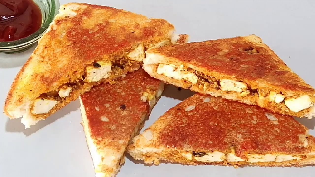 Jain Tava Paneer Sandwich /Paryushan Special Recipe/Smokey Paneer ...