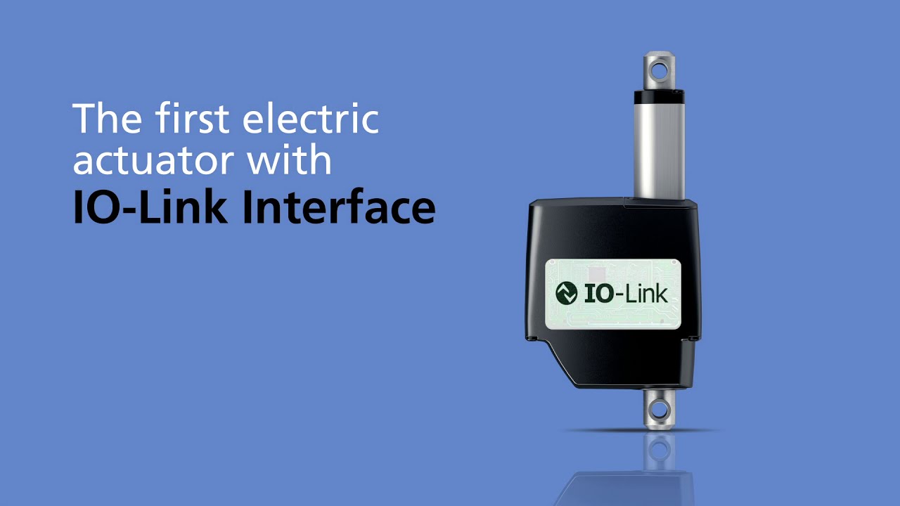The first electric actuator with IO Link Interface - YouTube