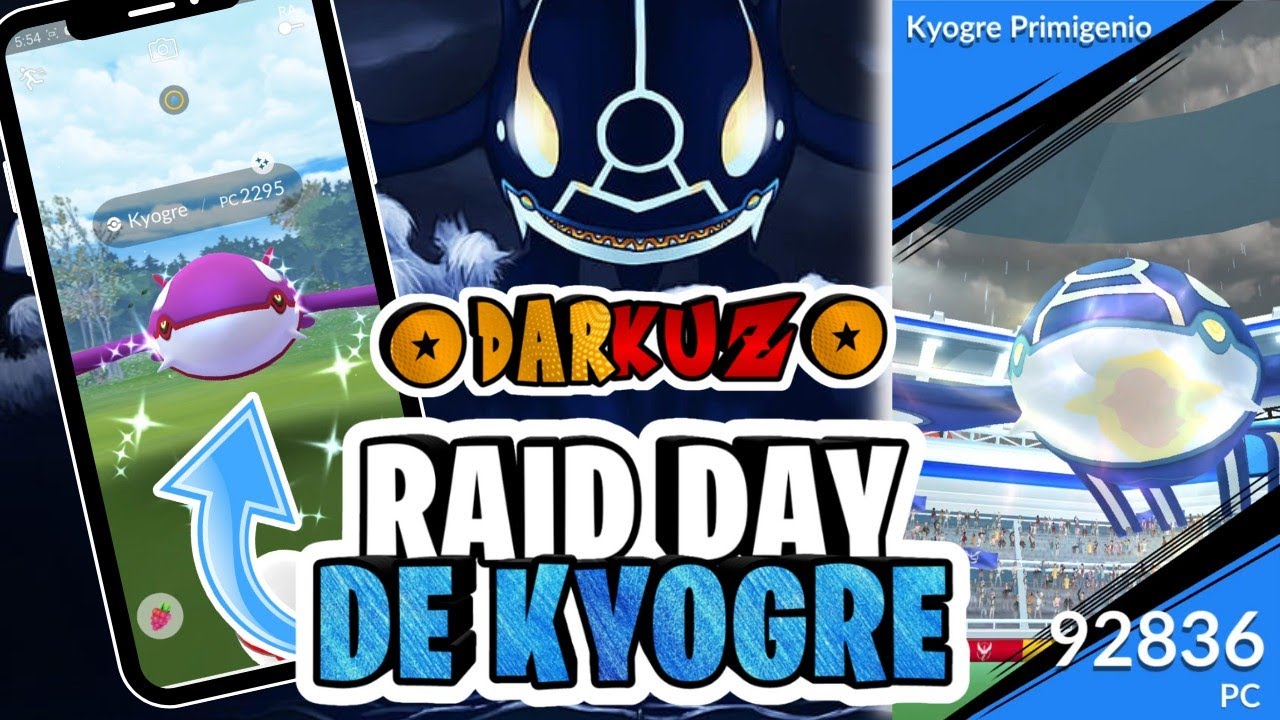 Hoy Llega KYOGRE PRIMIGENIO a Pokemon Go - YouTube