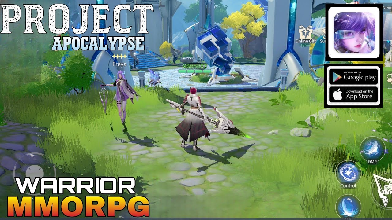 PROJECT APOCALYPSE GAMEPLAY ( WARRIOR ) MMMORPG FOR ANDROID/iOS - YouTube