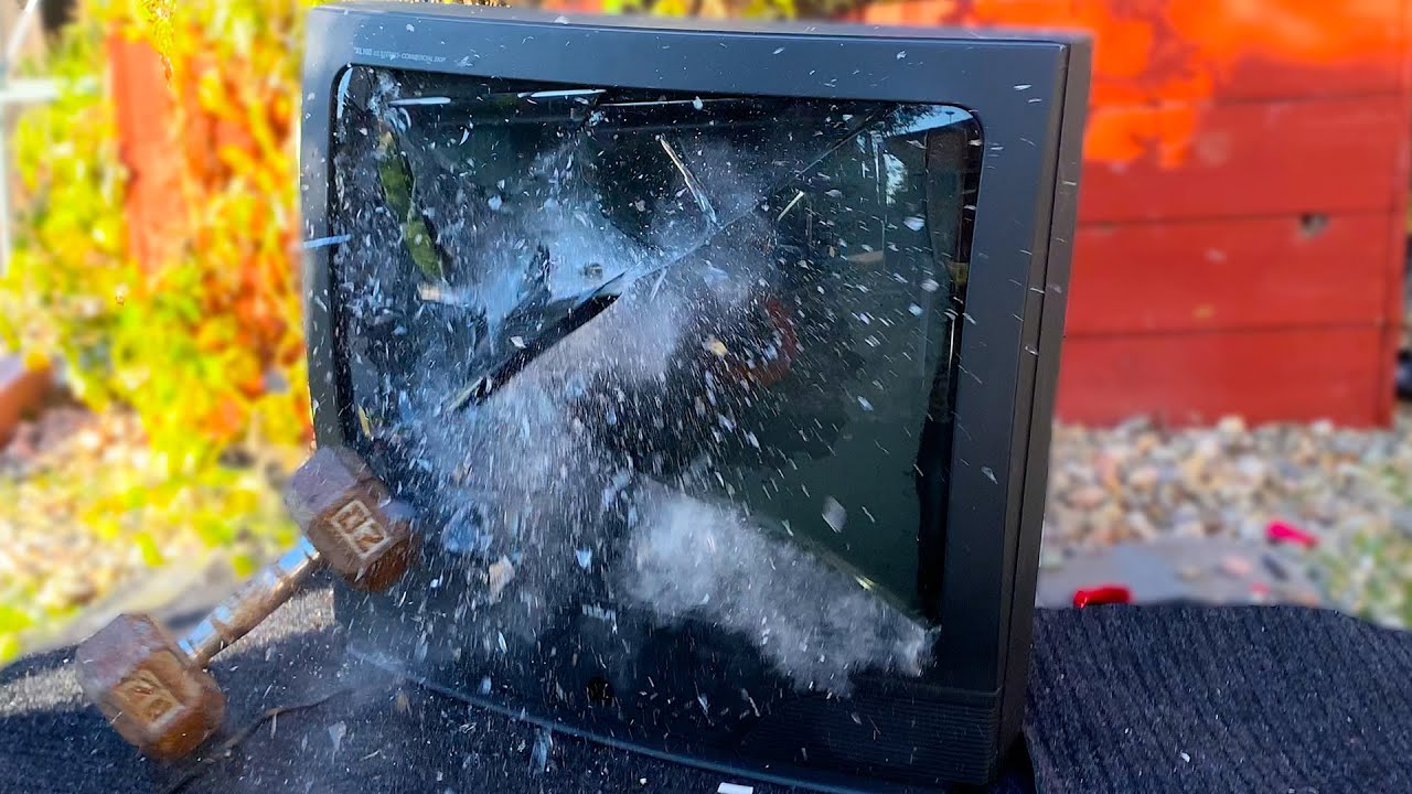 CRT Destruction Compilation - YouTube
