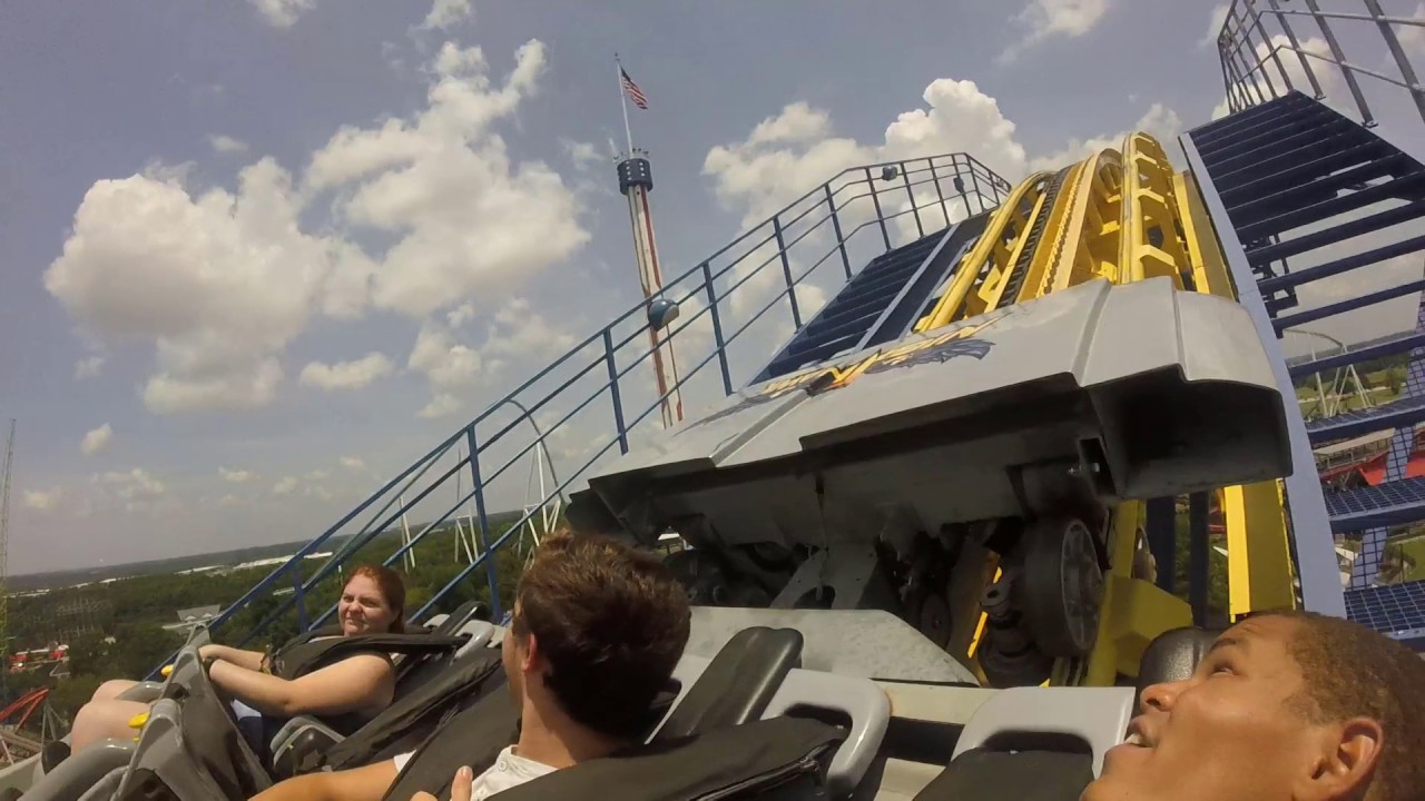 Nighthawk Front Seat on-ride HD POV Carowinds - YouTube