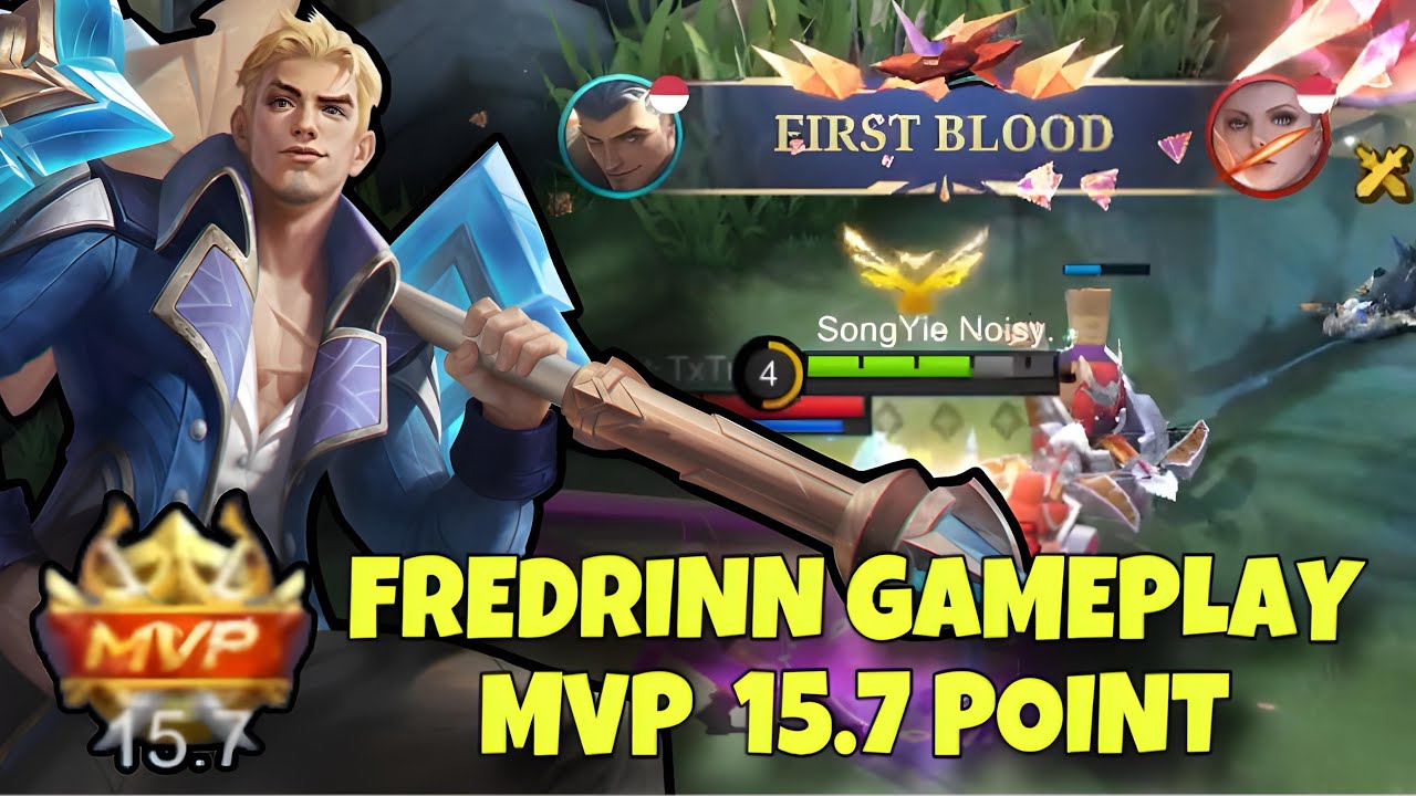 FREDRINN GAMEPLAY | FREDRINN JUNGLER | BUILD FREDRINN TERSAKIT 2024 ...