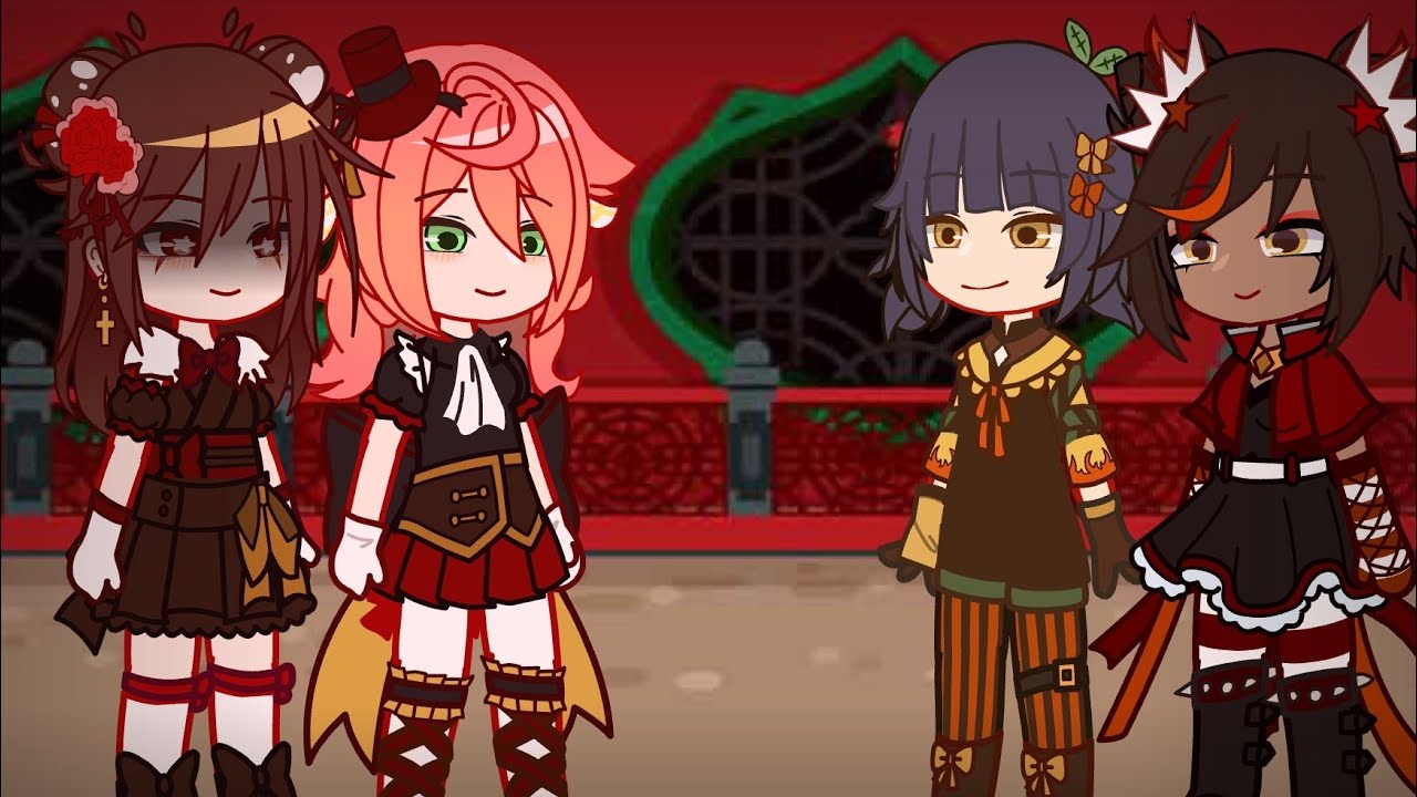 The Pyro Girls of Liyue at your doorstep! // UNFINISHED // Gacha Club ...