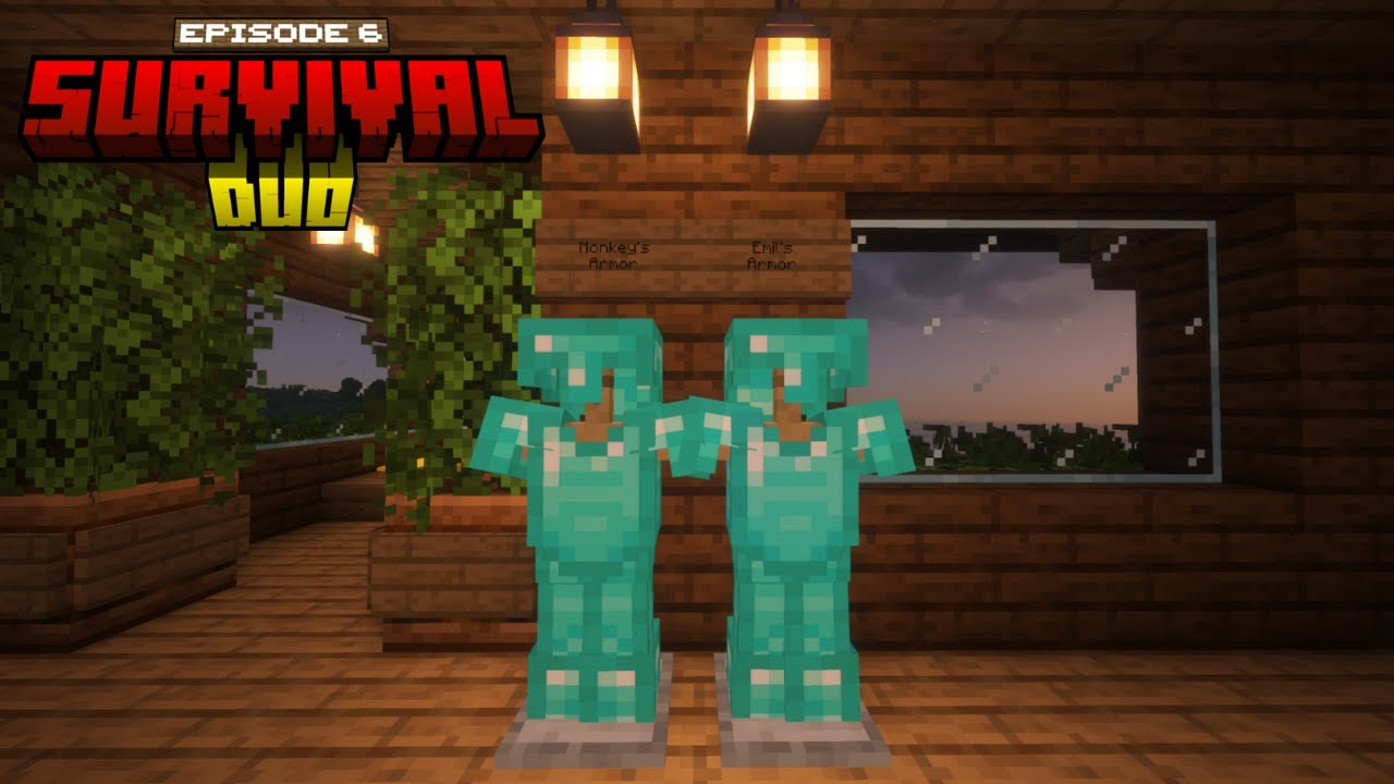 Full Diamond Armor! Minecraft Let's play #6 - YouTube