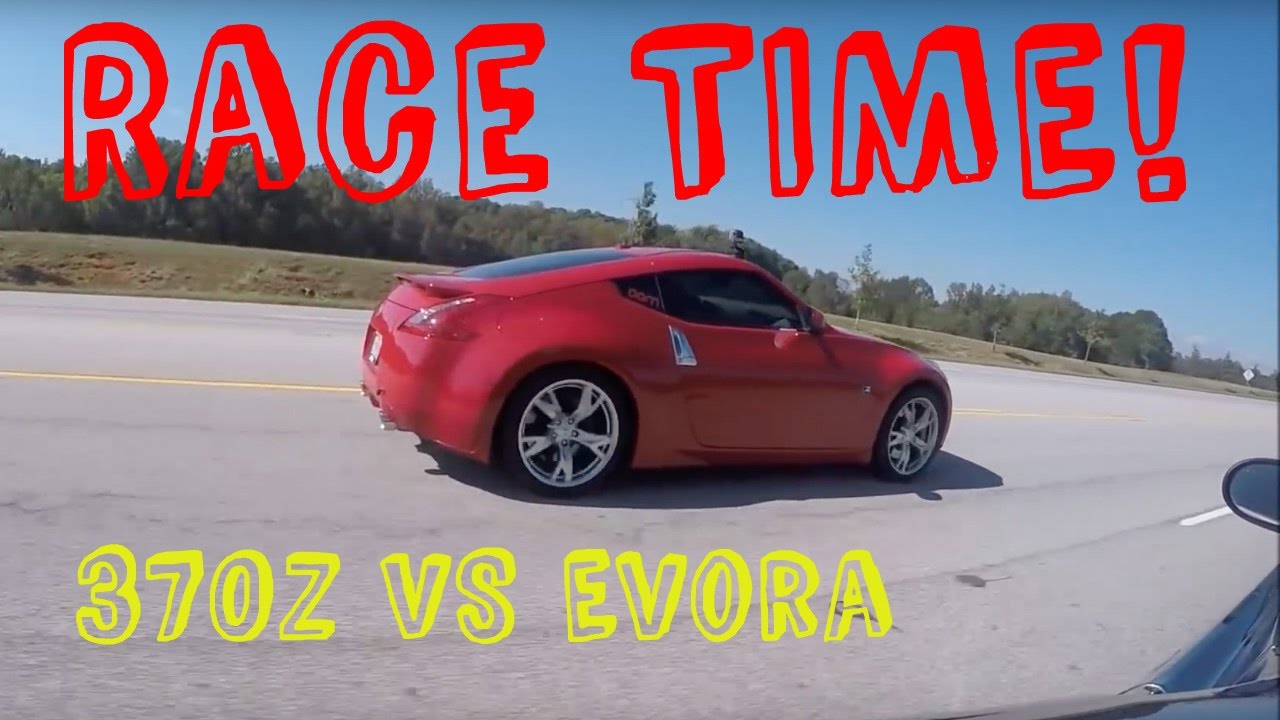 DRAG RACE: Nissan 370Z vs Lotus Evora (Manual) - YouTube