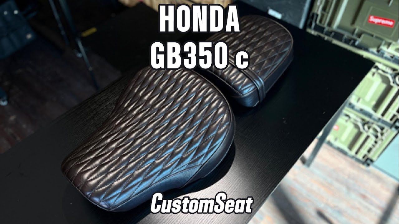 혼다 GB350c 커스텀시트 제작 #GB350 #GB350c #gb350s #클래식바이크 #커스텀시트 #시트튜닝 #혼다 #honda #customseat - YouTube