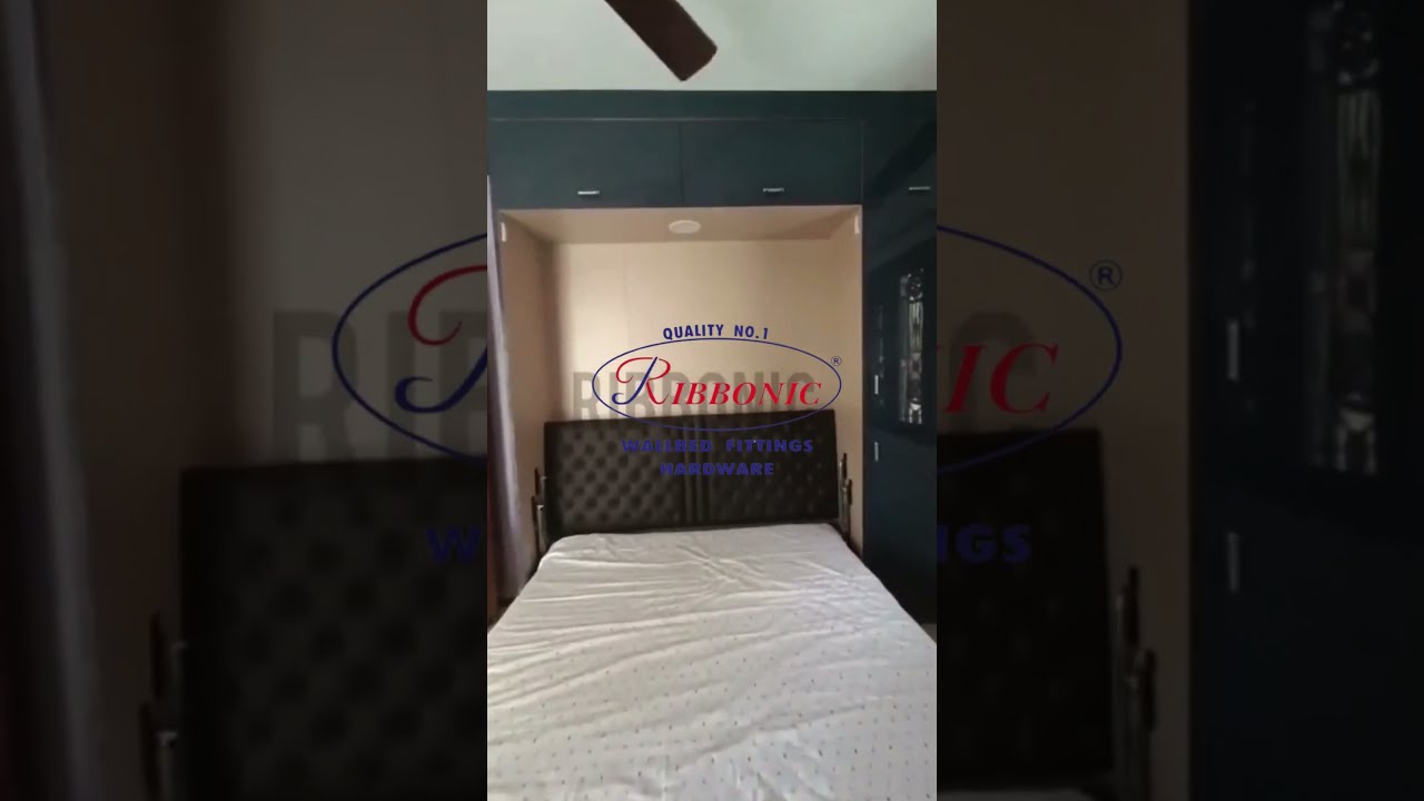 Ribbonic Murphy bed hardware wall bed wall monted bed shipping all over india online support