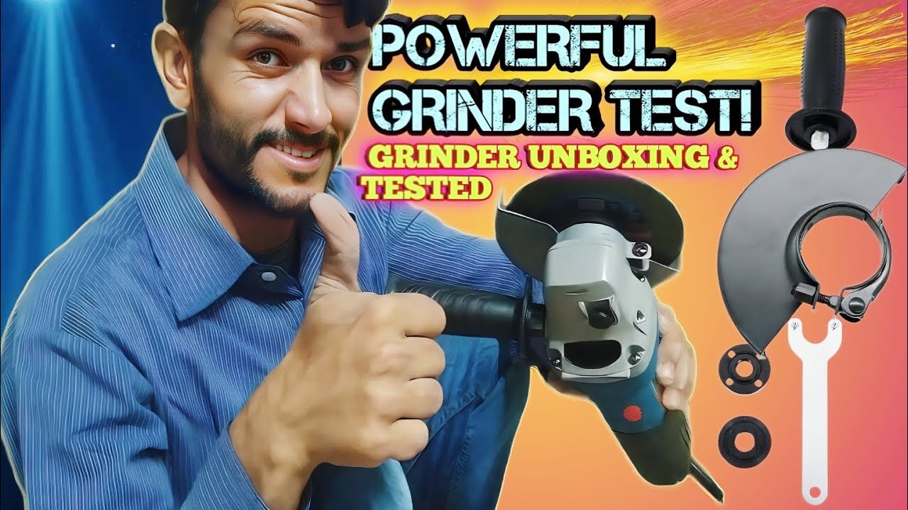 Best Grinder for DIY & Professionals? Unboxing & Test! - YouTube
