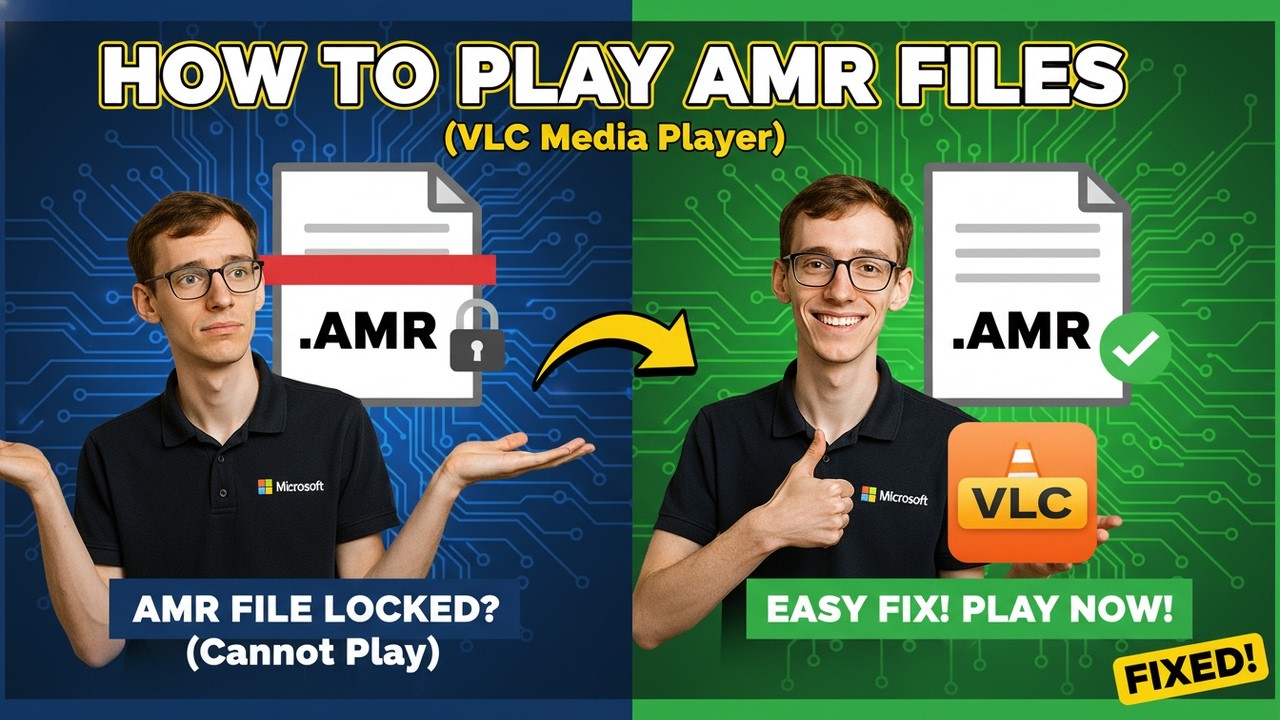 How to Play AMR Files (VLC Media Player) - YouTube