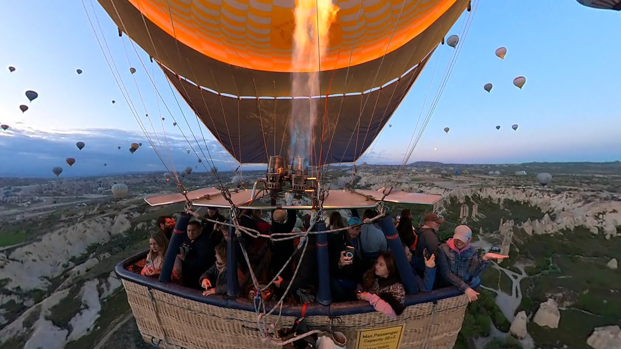 Flying With Turkiye Balloons Over Cappadocia - YouTube