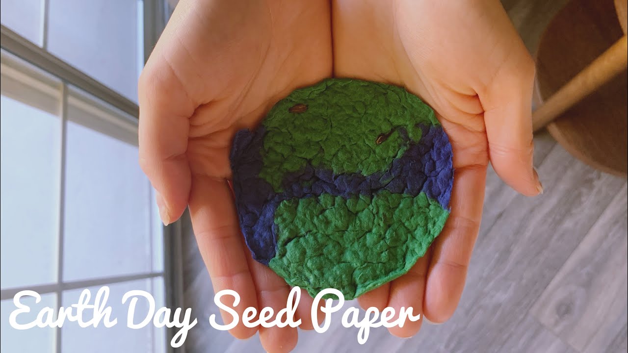 Montessori Science - Make Your Own Earth Day Seed Paper! - YouTube