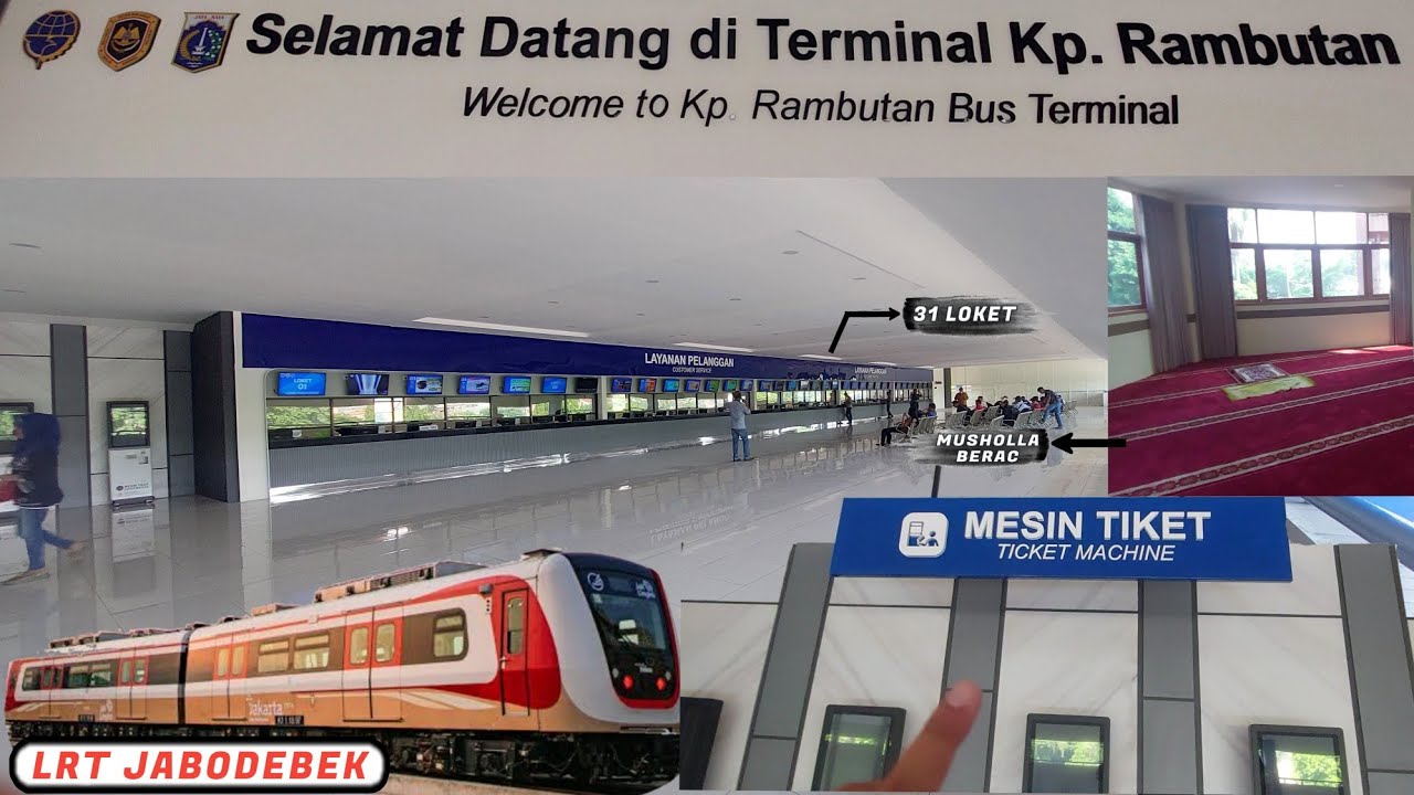 WAJAH BARU TERMINAL KAMPUNG RAMBUTAN, SATU-SATU NYA YANG TERSAMBUNG ...