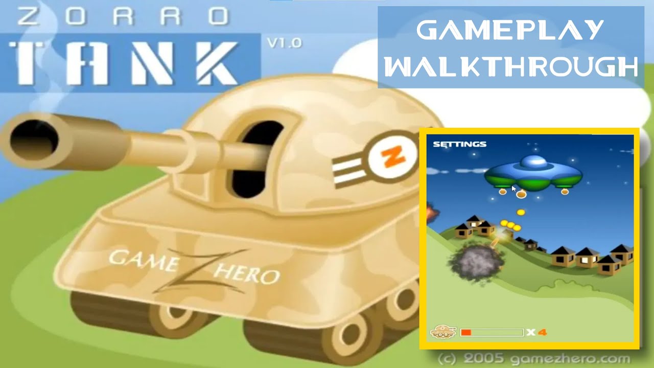 Zorro Tank [Flash Player] - Gameplay Walkthrough - Old PC Games - YouTube