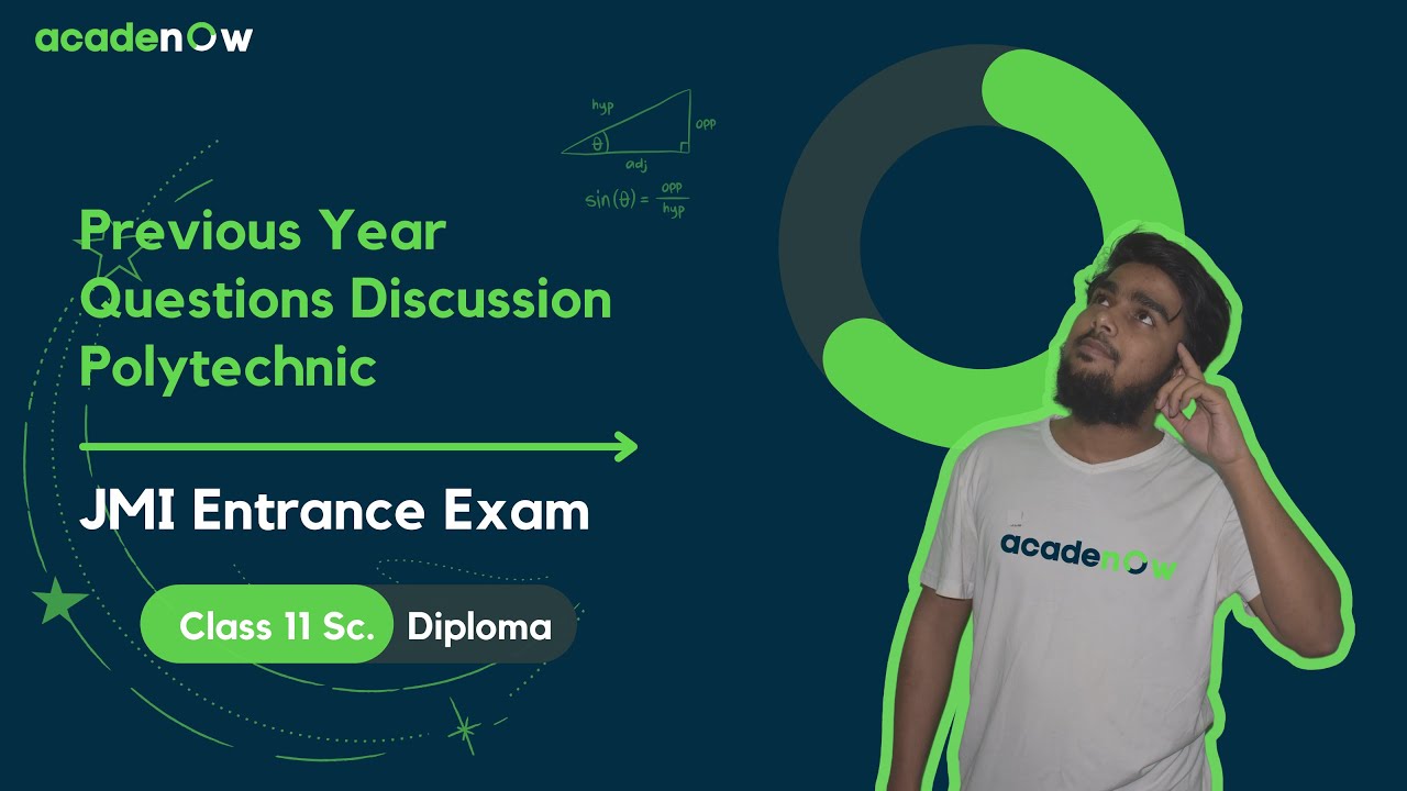 JMI Diploma Polytechnic Entrance Previous Year Questions With jmi-diploma-polytechnic-entrance-previous-year-questions-with
