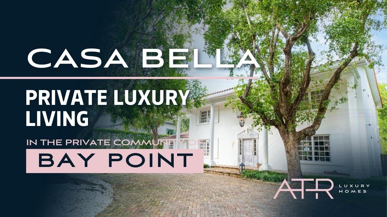 Spectacularly RENOVATED 2-story Home | Bay Point Miami | $12,5 Million ...