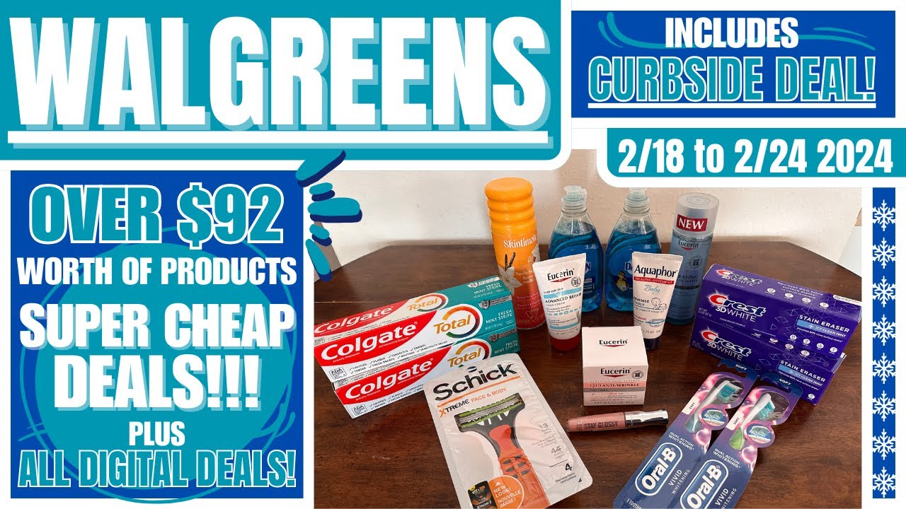 Walgreens Haul 2/18/24 to 2/24/24 - $92 Worth of Products - Super Cheap ...