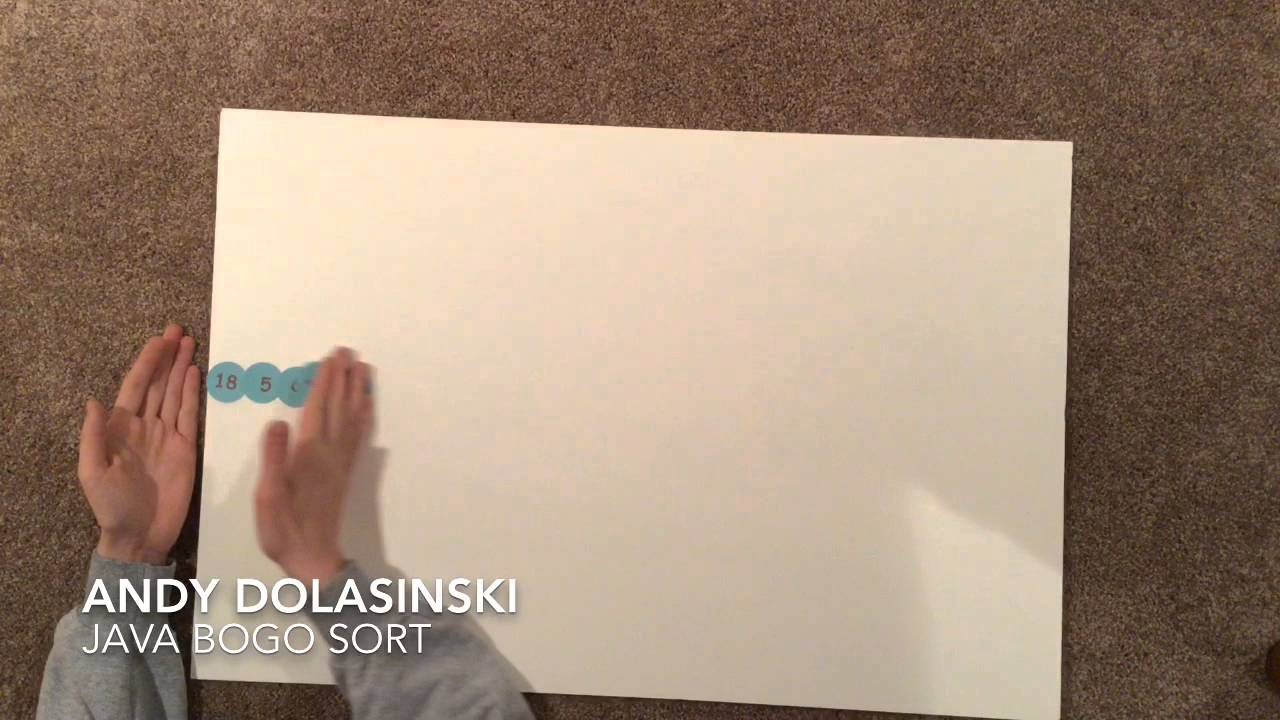 Java Bogo Sort - YouTube