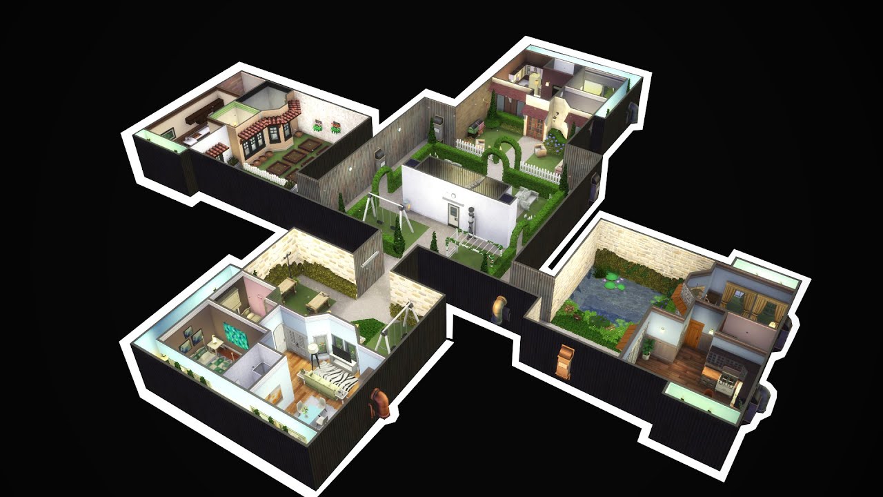 BUNKER: COMUNIDADE SUBTERRÂNEA│The Sims 4 Construção - YouTube