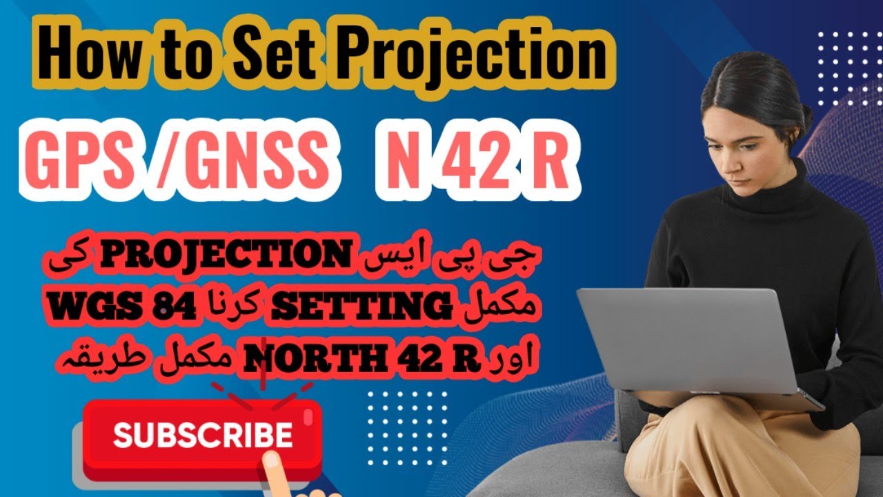 How to set UTM / Wgs 84 / projection N 42 R - YouTube
