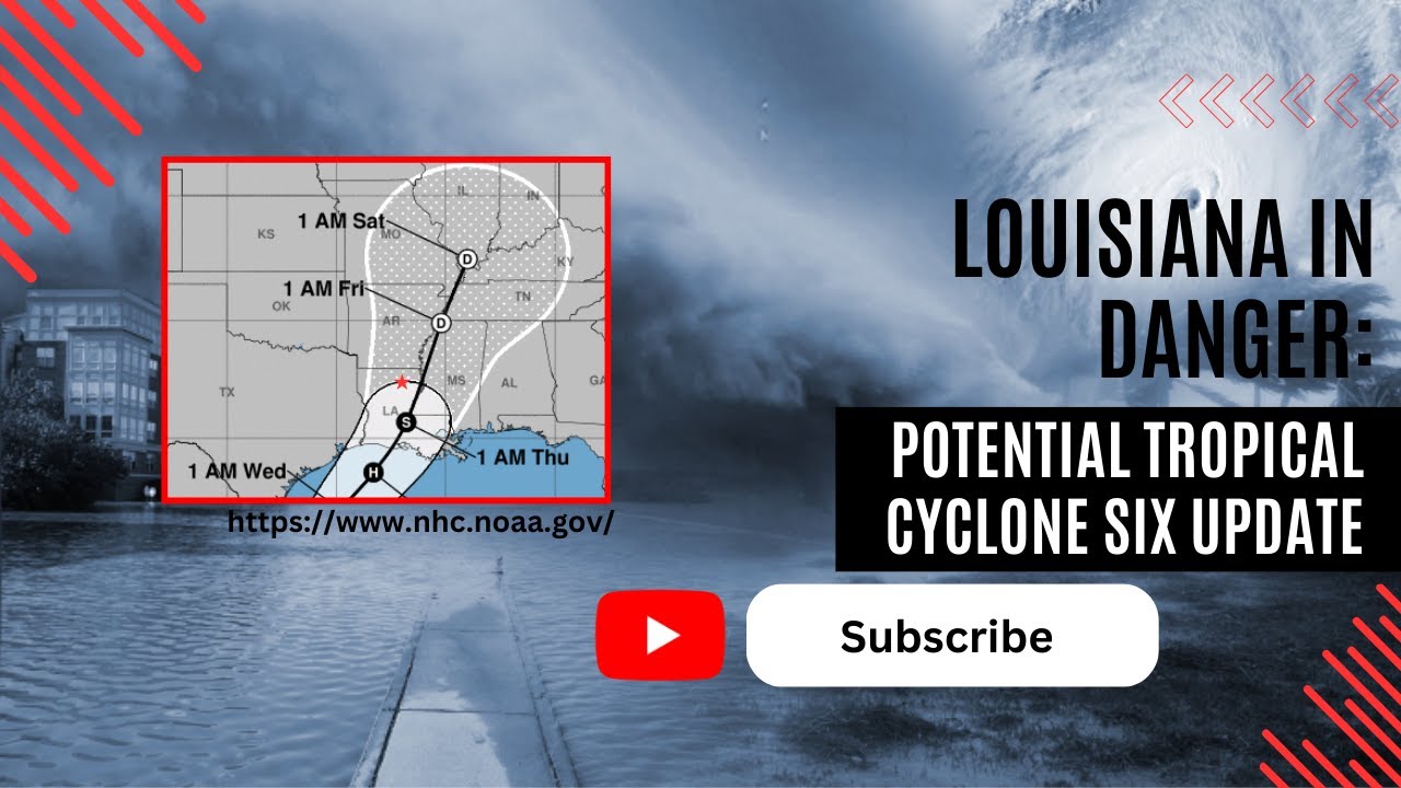 Louisiana in Danger: Potential Tropical Cyclone Six Update - YouTube