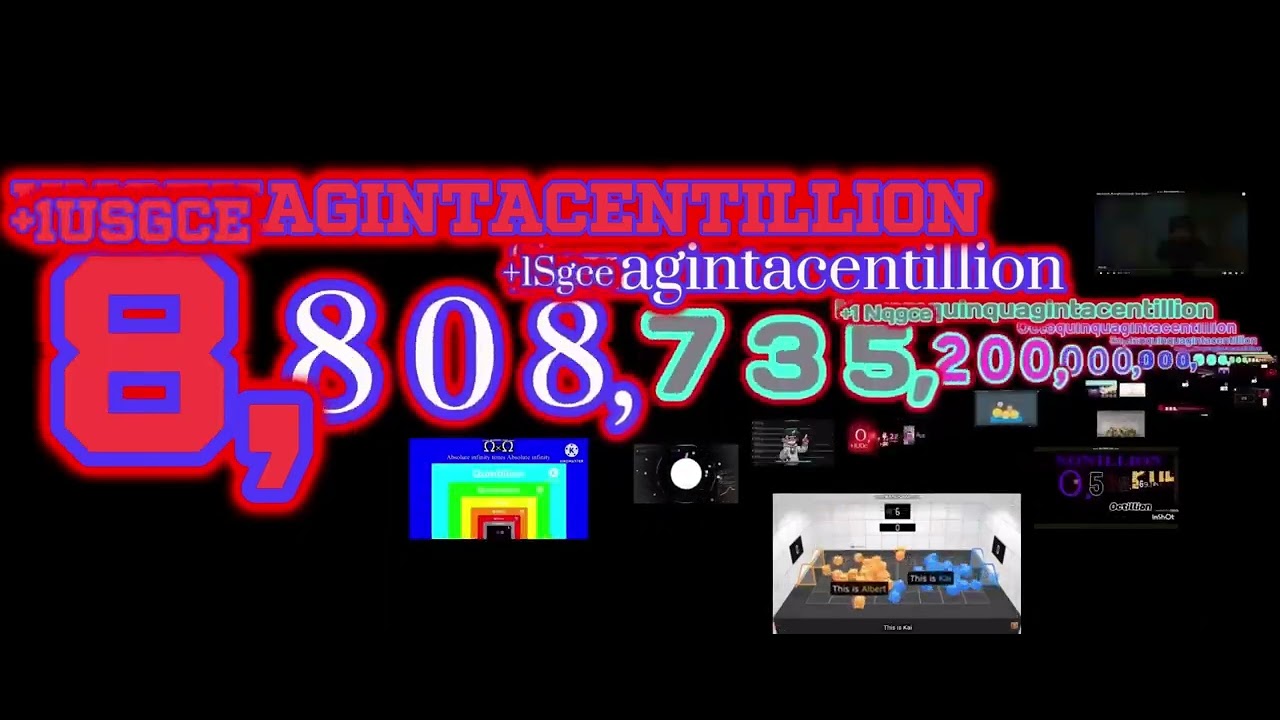 Numbers 1 to 1 Tresexagintacentillion (163/200) Ducentillion - YouTube