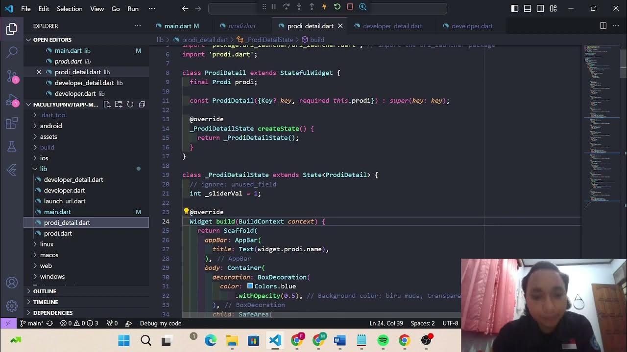 UTS Pemrograman Mobile - YouTube