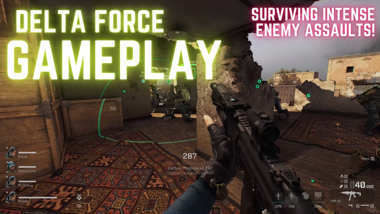 Delta Force Gameplay: Surviving Intense Enemy Assaults! - YouTube