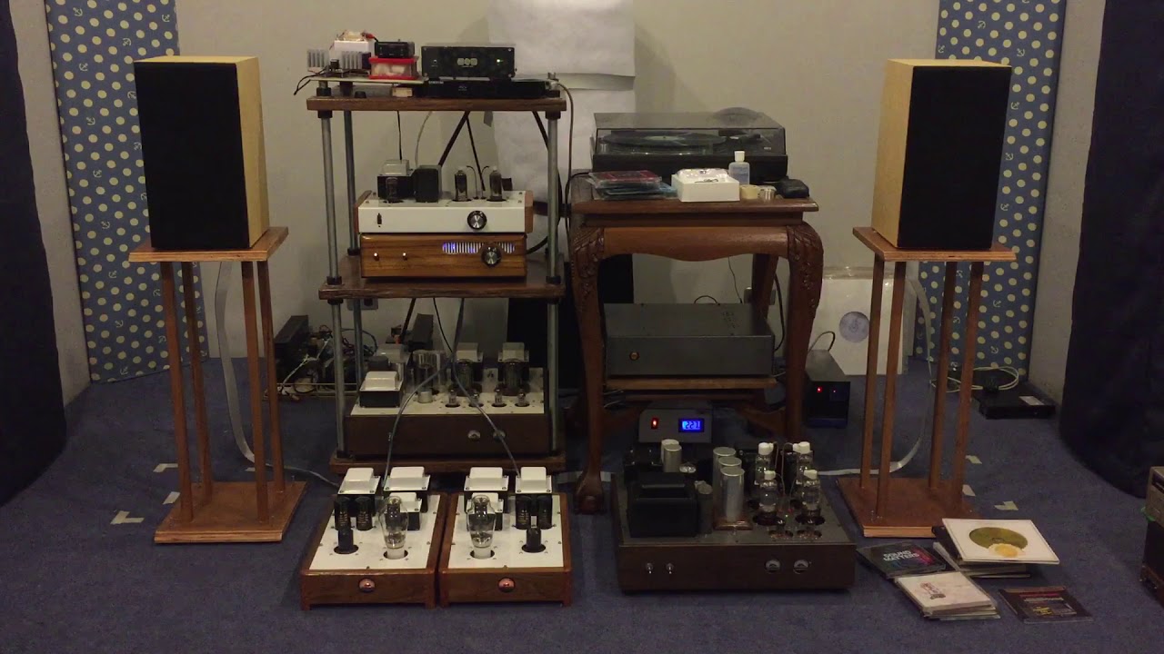 Tube Amp 300B+c3m SE mono block - YouTube