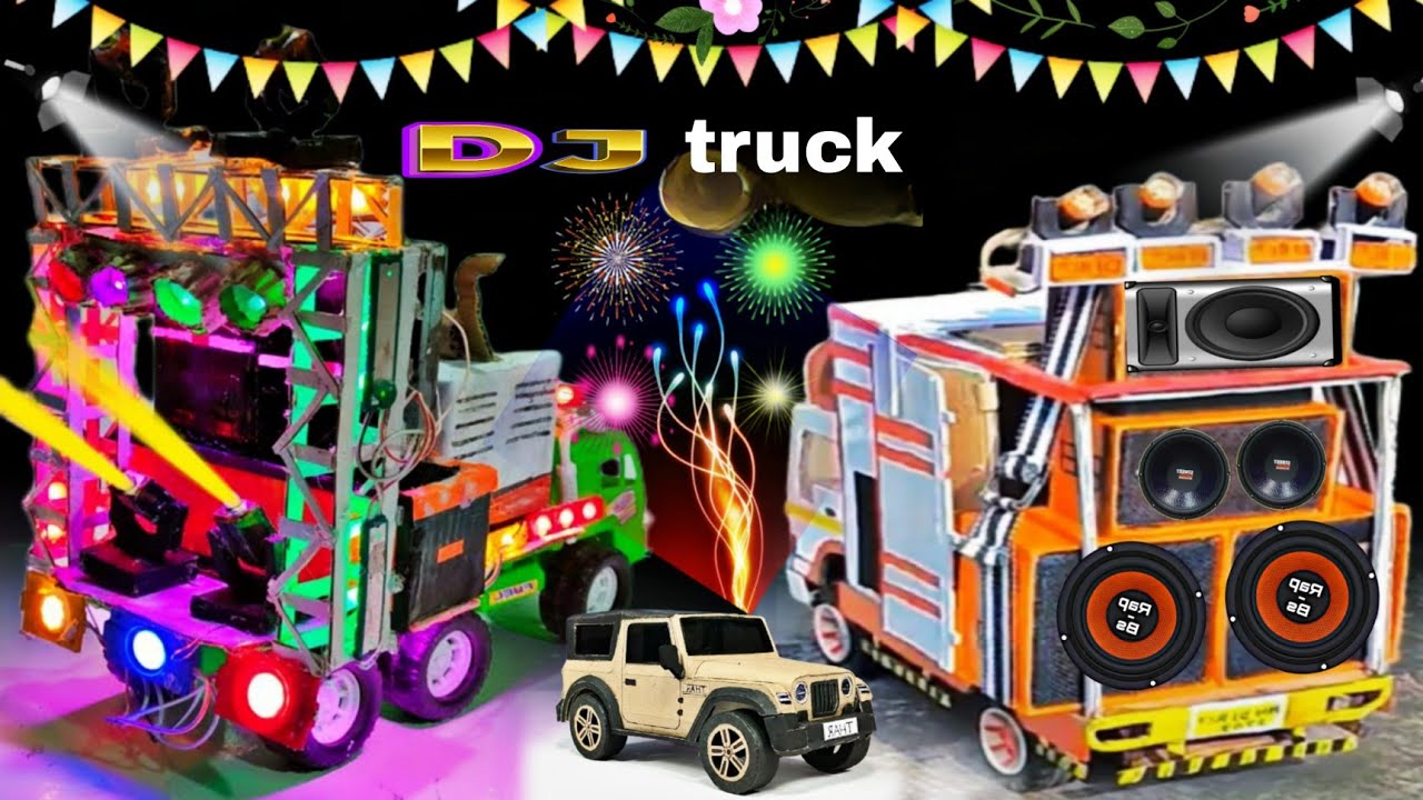 Dj Truck Loading At Home | mobile Dj | Dj truck kese banaye | Dj Trolly ...