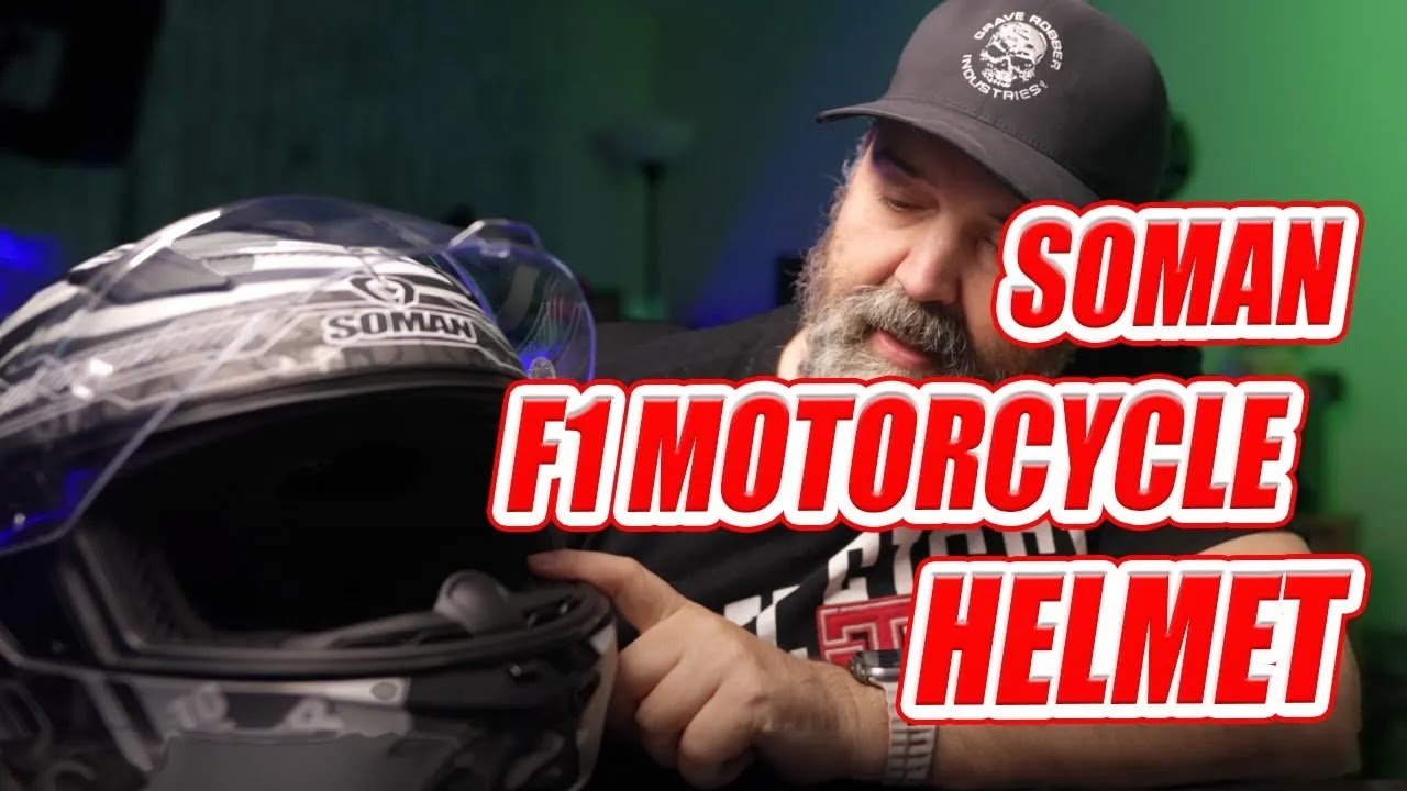 Unleash Your Ride! Soman F1 FullFace Motorcycle Helmet - Unboxing ...