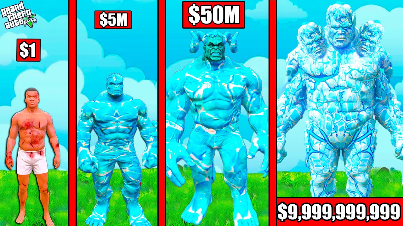 Franklin Enter In All Father Ice God Hulk Head To Control Mind ! GTA V ...