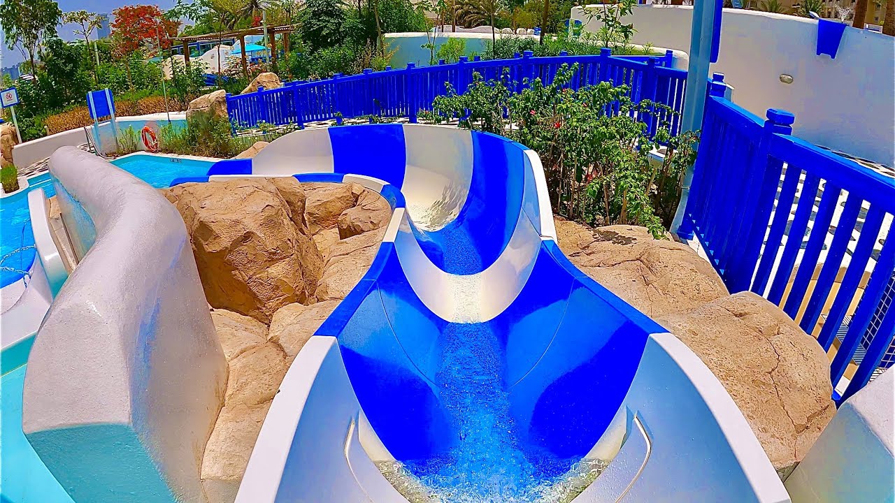 Jungle Bay Water Park - Kids Water Slide - YouTube