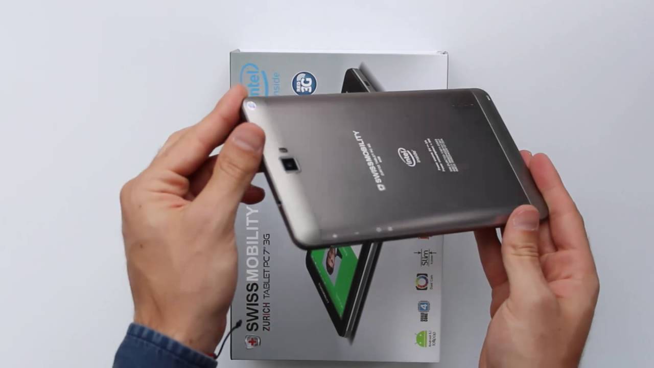 Unboxing SWISS MOBILITY ZUR722 Tablet 7" - YouTube