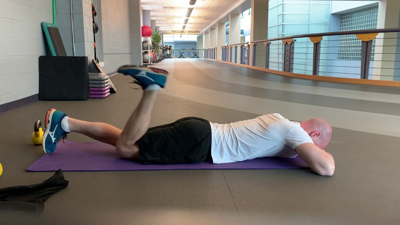 Prone Hip Extensions - YouTube