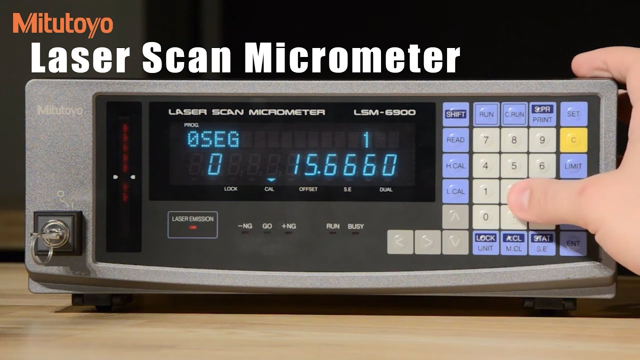 Mitutoyo Laser Scan Micrometer: How to Set Segments - YouTube