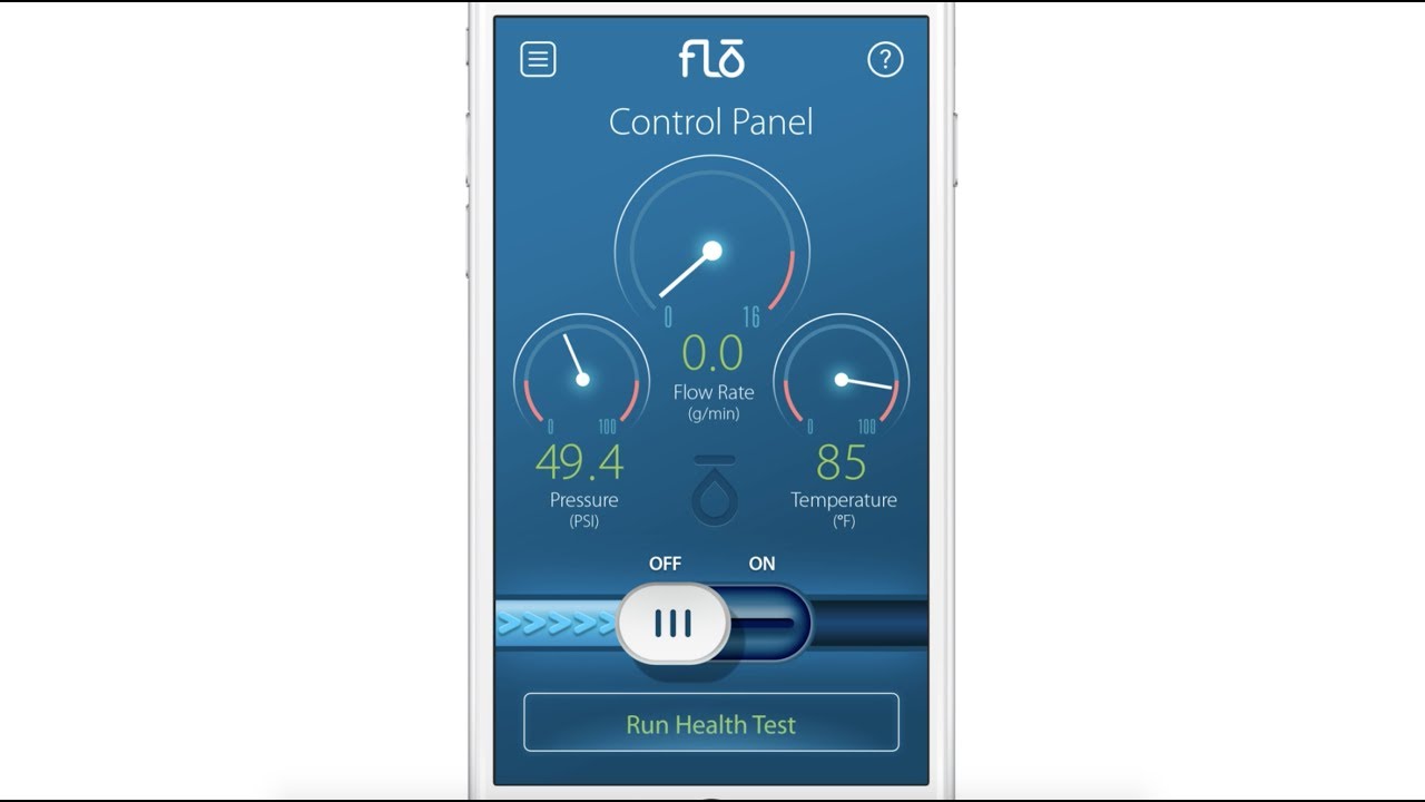 Using the Flo by Moen Mobile App - YouTube