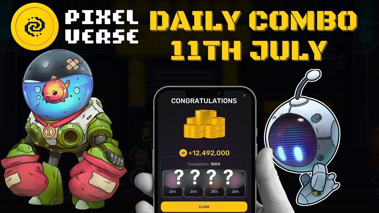 Pixel Tap Pixelverse | 11 July Daily Combo | Pixelverse Daily Combo ...
