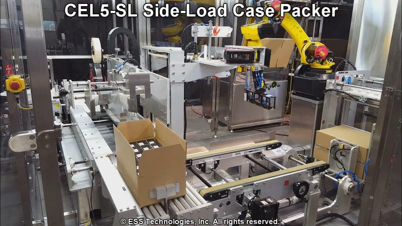 Robotic RSC Case Packers for Top, Side or Bottom Loading - YouTube