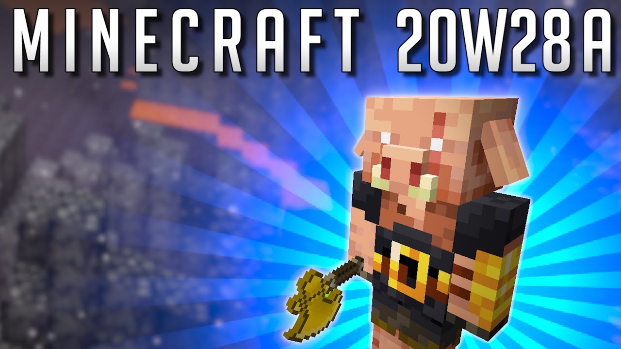 Minecraft 20w28a : Biomes Custom ! Totem Fixé et Piglins Brute ! - YouTube